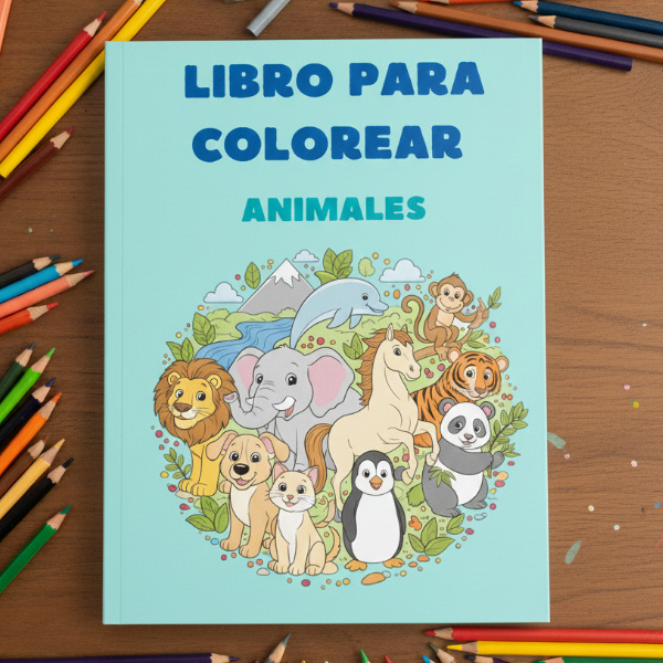 Libro para colorear: Animales - DexaStudio | Hotmart