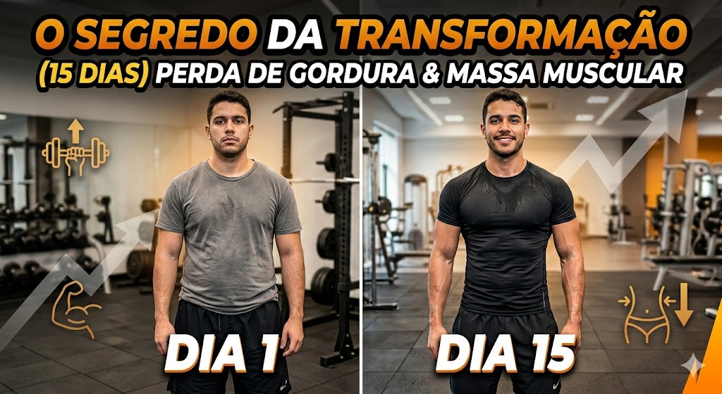 O Segredo da Transformação (15 Dias) Perda de Gordura & Massa M...