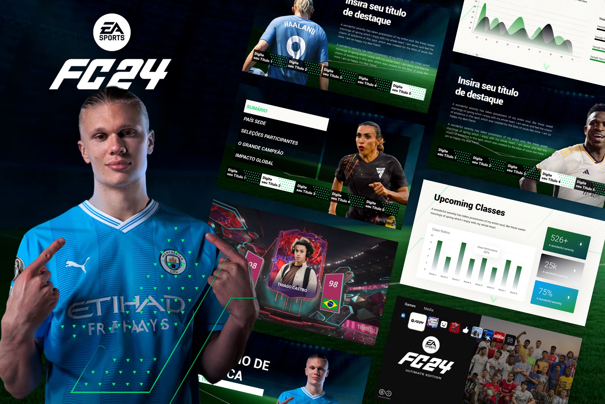 EA Sports FC 24 - Template de PowerPoint - Marcelo Setubal | Hotmart
