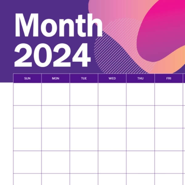 New event calendar 2024