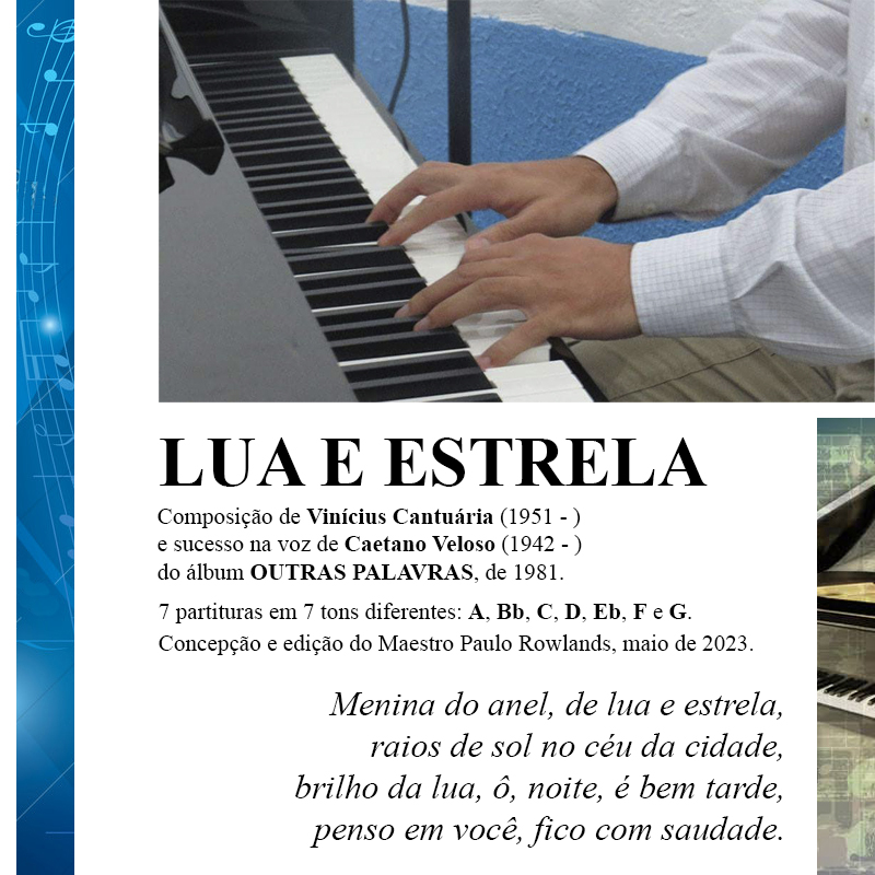PARTITURA de LUA E ESTRELA - Maestro Paulo Rowlands | Hotmart