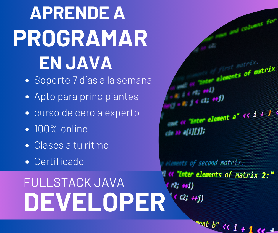 Programacion En Java Fullstack Java Developer Lorena Fernandez 6106