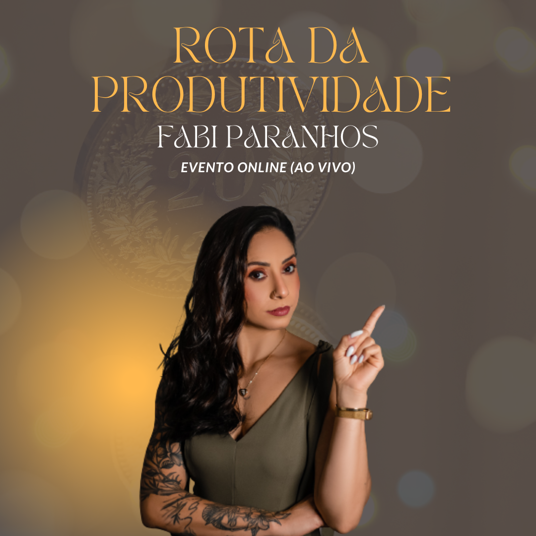 Rota da Produtividade - Fabiane Paranhos Idehara | Hotmart