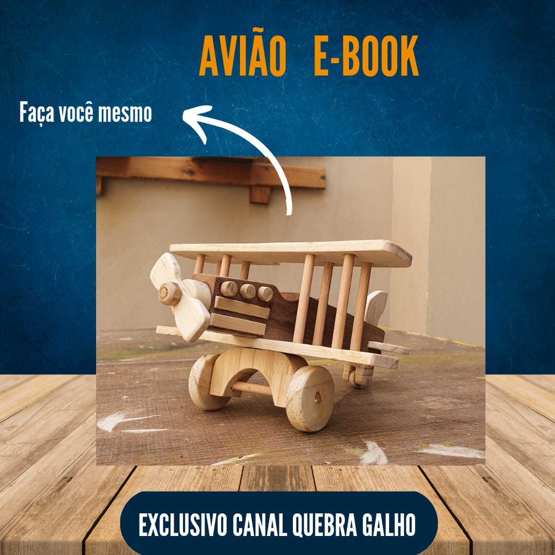 Avião - Projeto e Modelo de Corte!