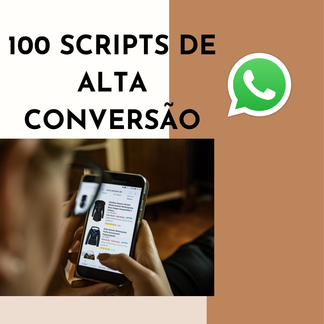 100 SCRIPTS DE ALTA CONVERSÃO WHATSAPP - Tráfego Humanizado | Hotmart