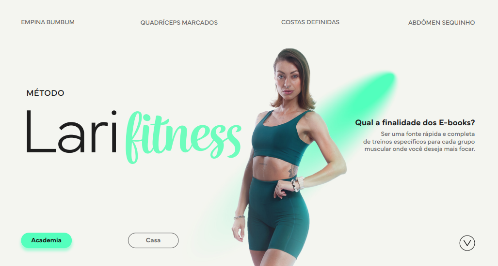 Método Lari Fitness (E-book + Vídeos)