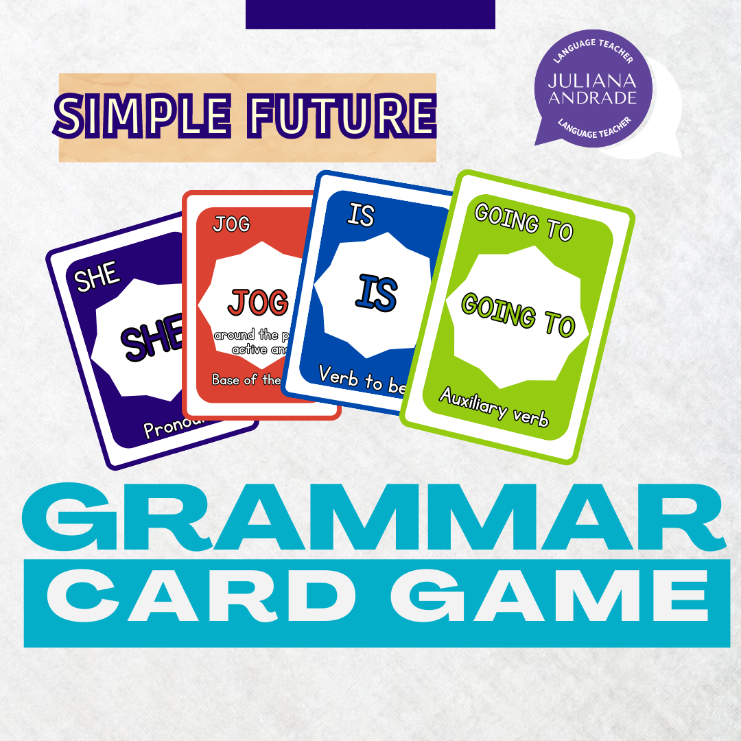 GRAMMAR CARD GAME - SIMPLE FUTURE