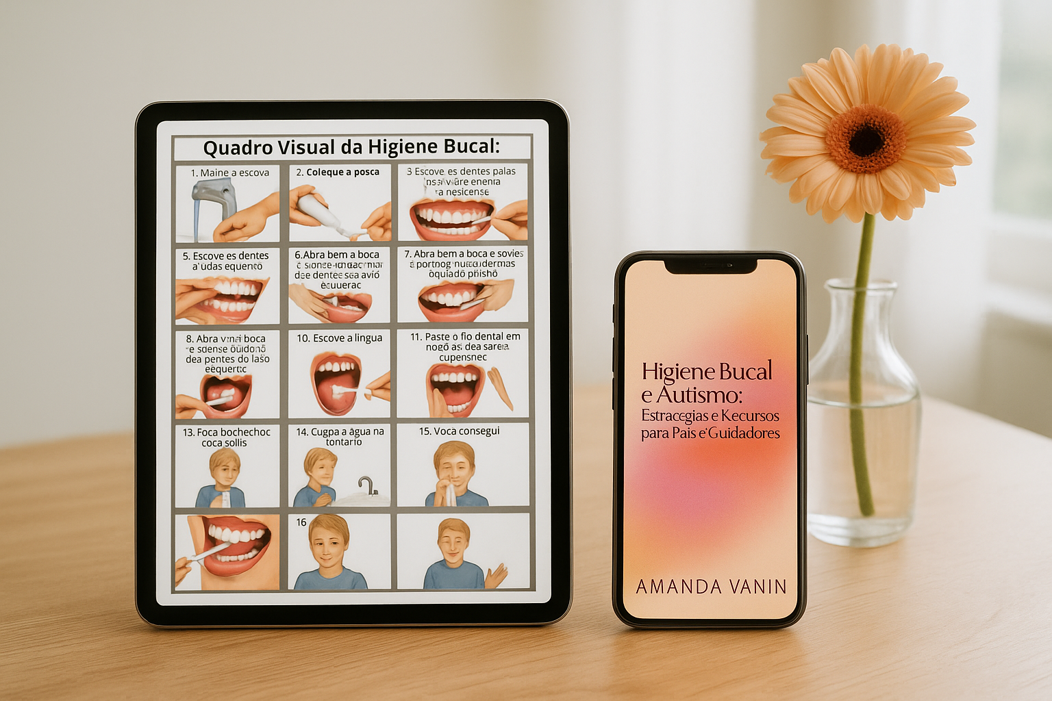 Combo Estratégias em Ação – Ebook + Quadro Visual da Escovação - Am...
