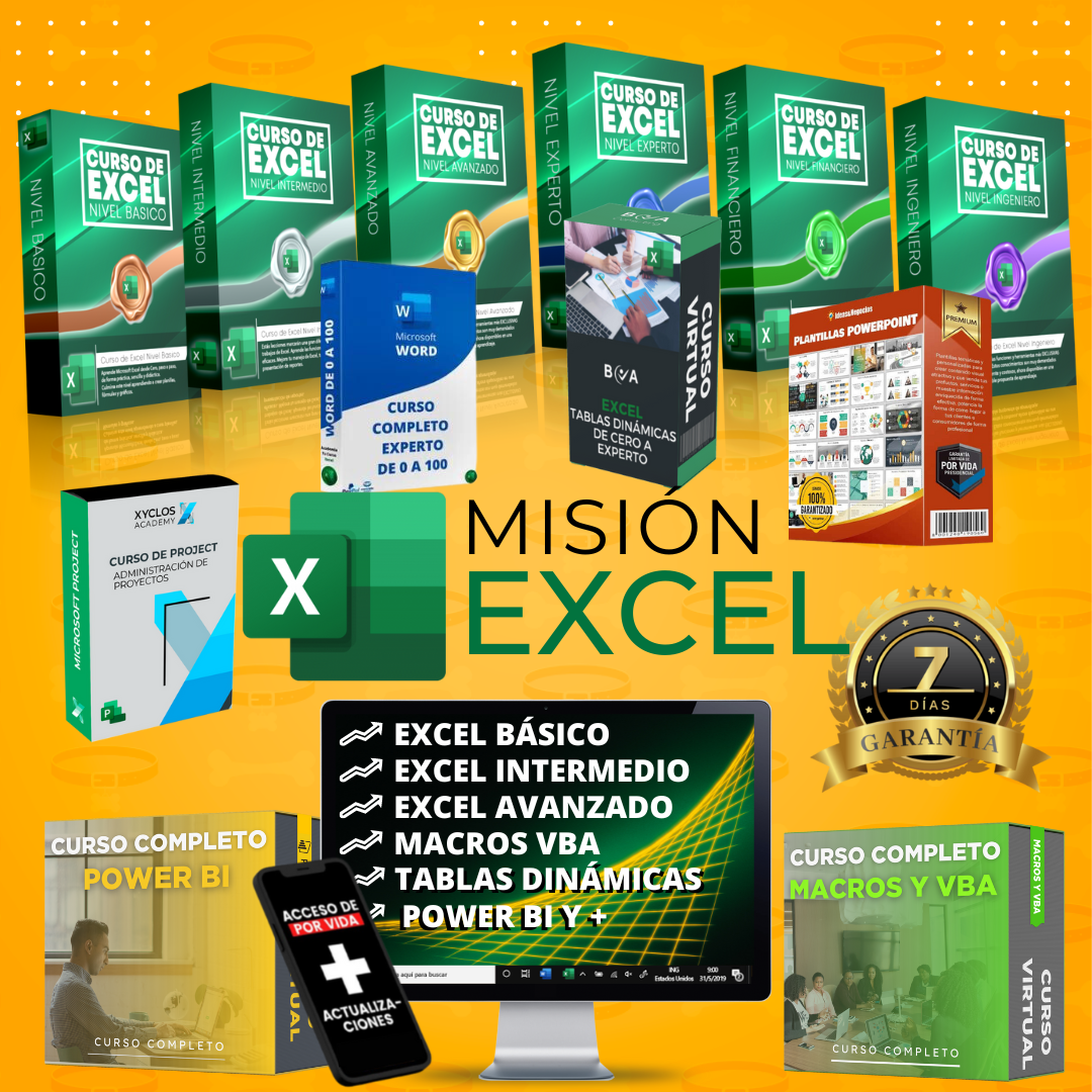 Misión Excel - Super Pack - Hihovany Lopez Gomez | Hotmart