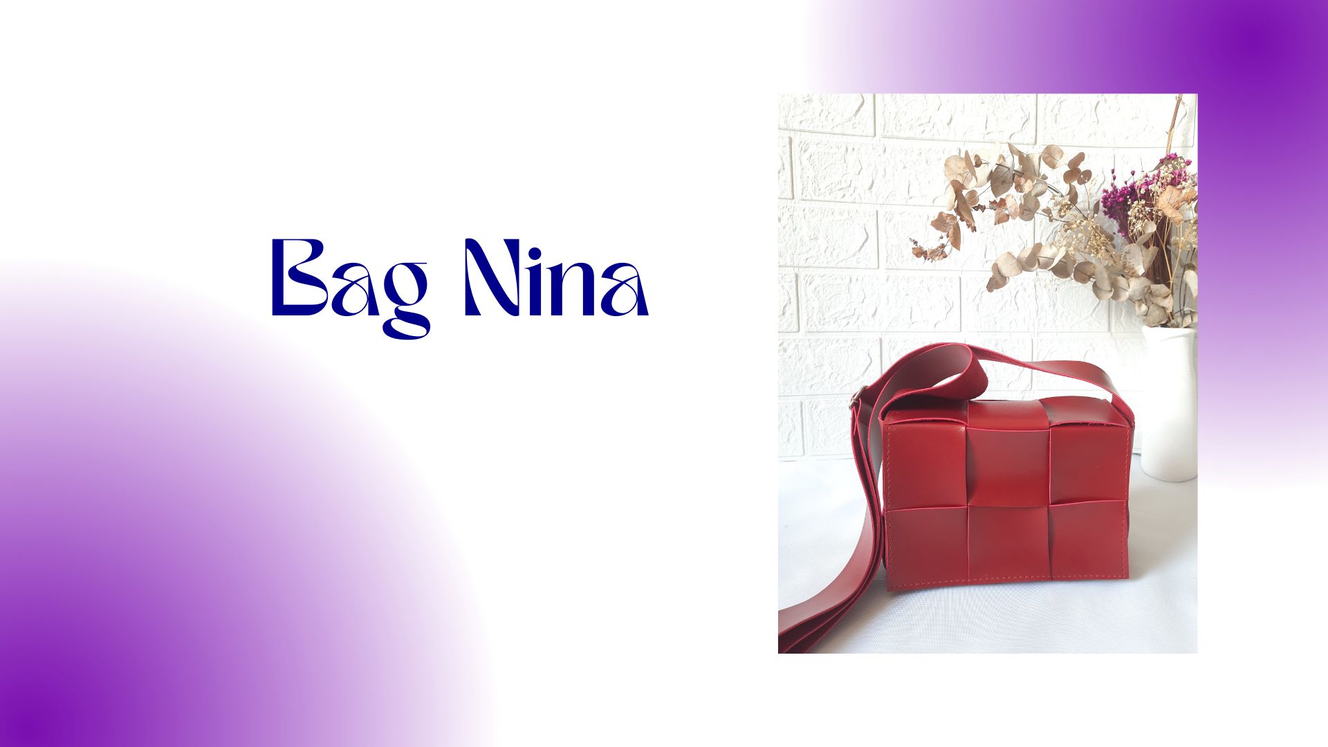Bag Nina - Ateliê Christine Bolsas | Hotmart