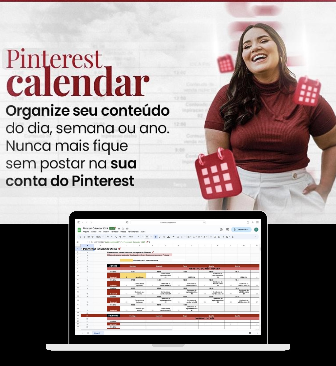 Pinterest Calendar 2023📌