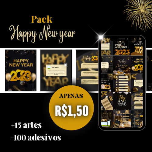 Canva Pack New Year - Vitória Silva | Hotmart