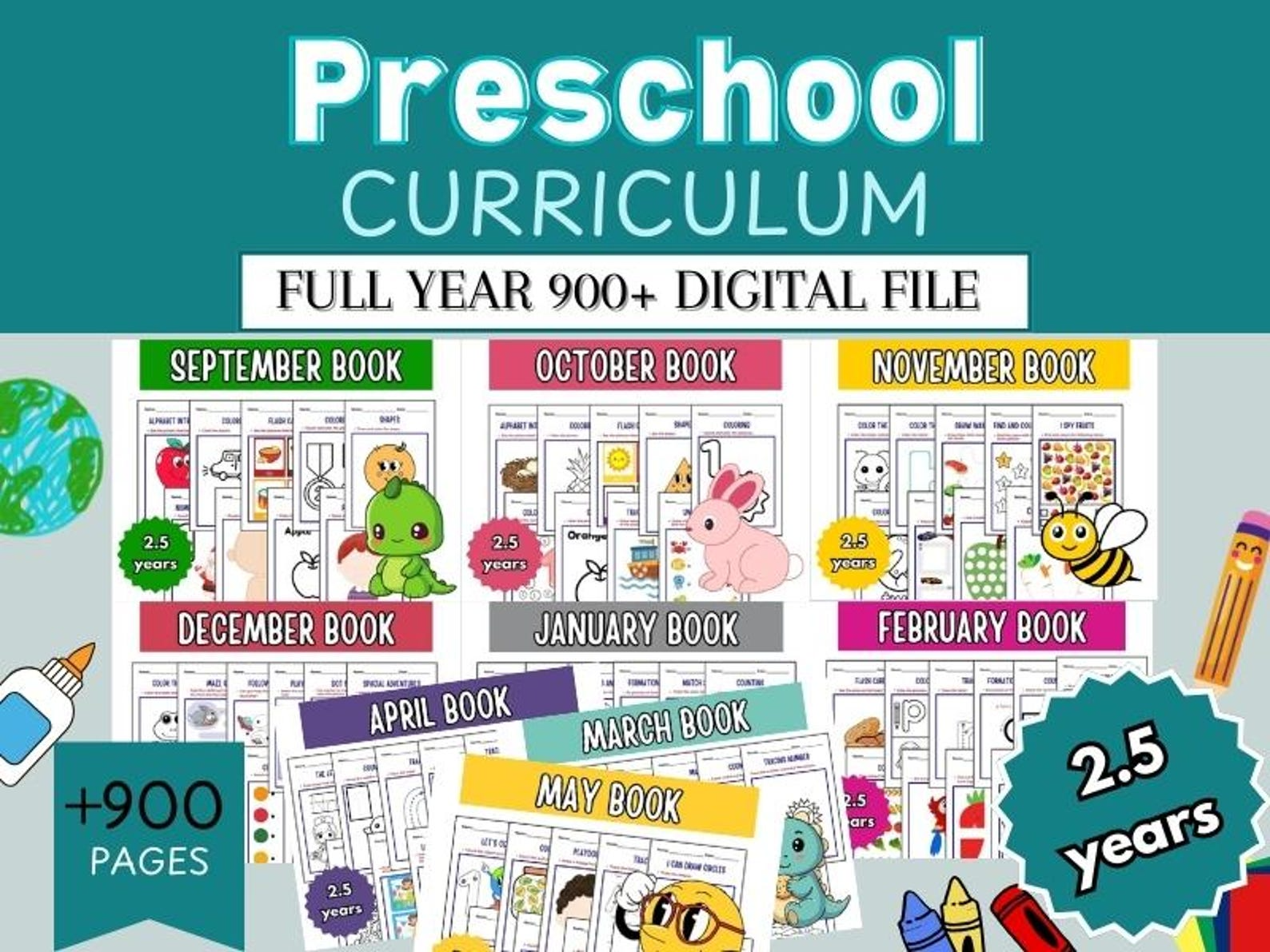 The Ultimate Homeschooling Bundle: 9 Months of Done-For-You Preschool ...