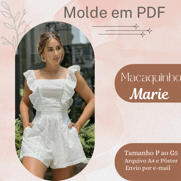MOLDE EM PDF MACAQUINHO MARIE - Universo dos moldes | Hotmart