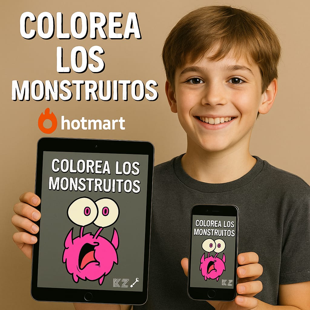 Colorea Monstruos – Diversión Monstruosa para Niños - Kevin Zapata...