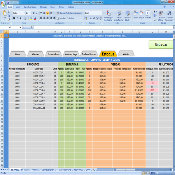 Planilha Excel Completa para Distribuidoras de Bebidas: Controle Tu...