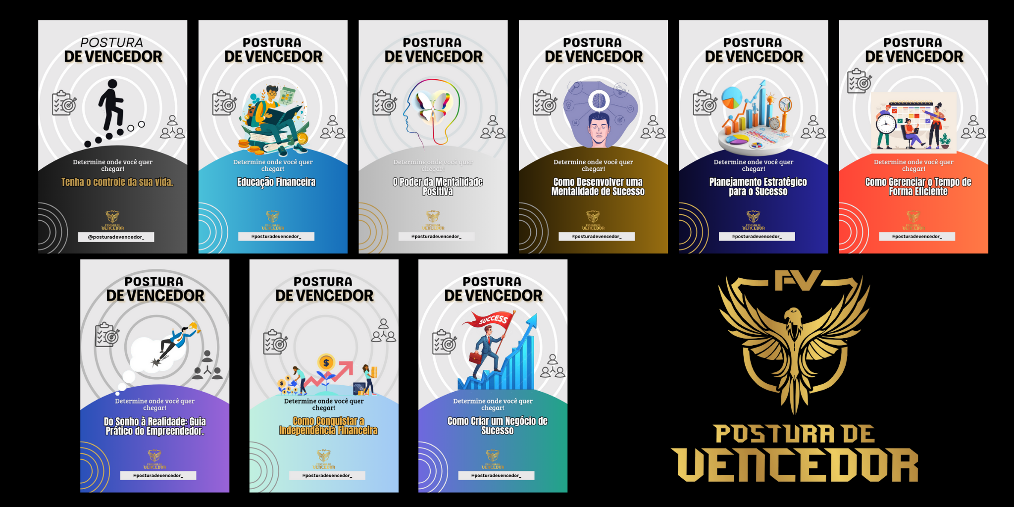 Coleção Postura de Vencedor: Guia Definitivo para Conquistas e Inde...