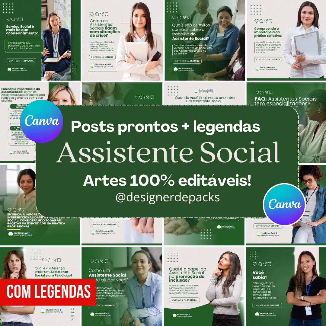 CANVA PACK ASSISTENTE SOCIAL