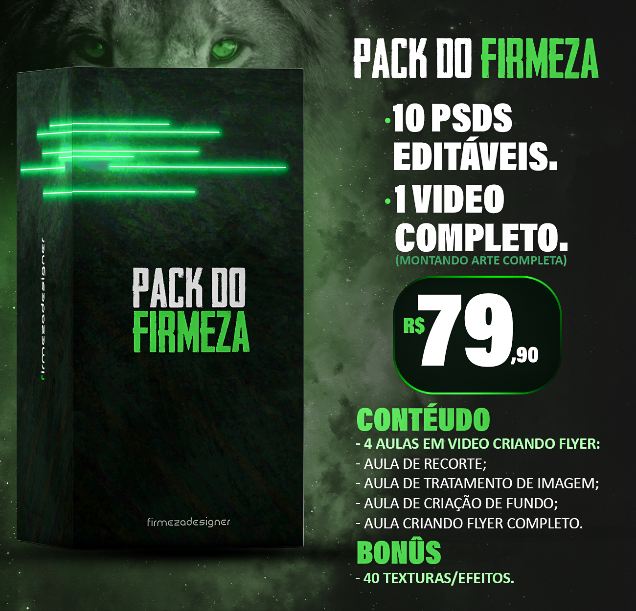 PACK PRO - FIRMEZA DESIGNER / 10 PSDS EDITÁVEIS + BÔNUS