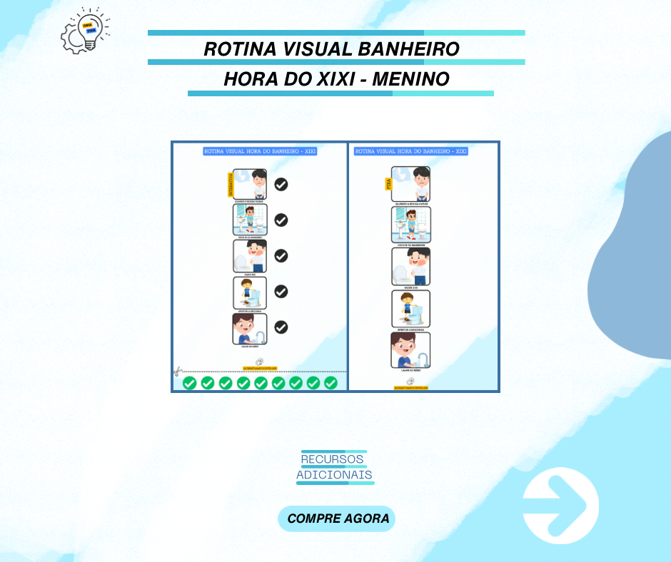 ROTINA VISUAL PARA O BANHEIRO - FAZER XIXI - CRIATIVA APOIOS VISUA...