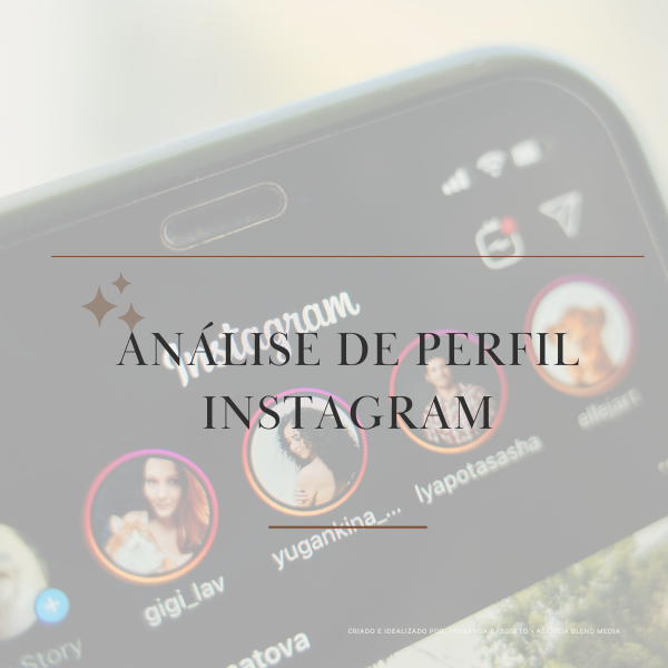 ANÁLISE DE PERFIL INSTAGRAM