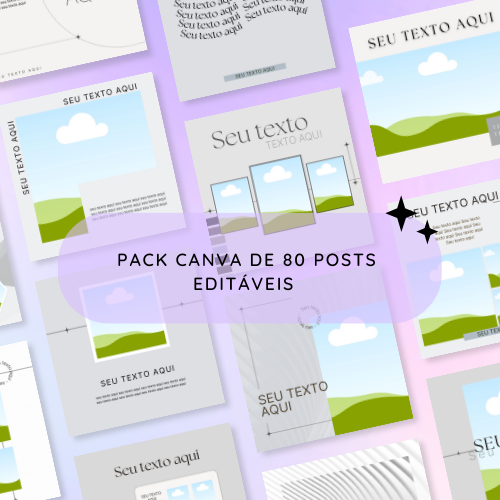 CANVA PACK DE 80 POSTS EDITÁVEIS - Ariane Krause | Hotmart