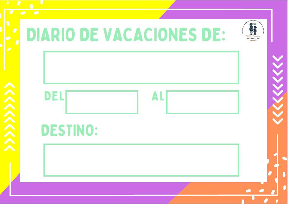 Diario de Vacaciones para Pequeños Viajeros - Petites Nomades | Ho...