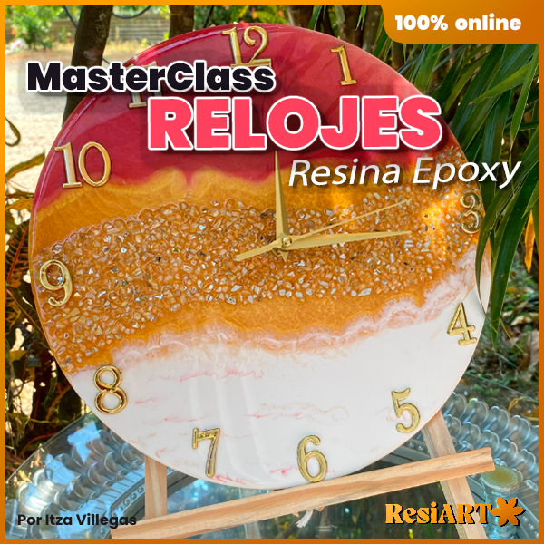MasterClass Relojes con Resina Epoxy - Resiart | Hotmart