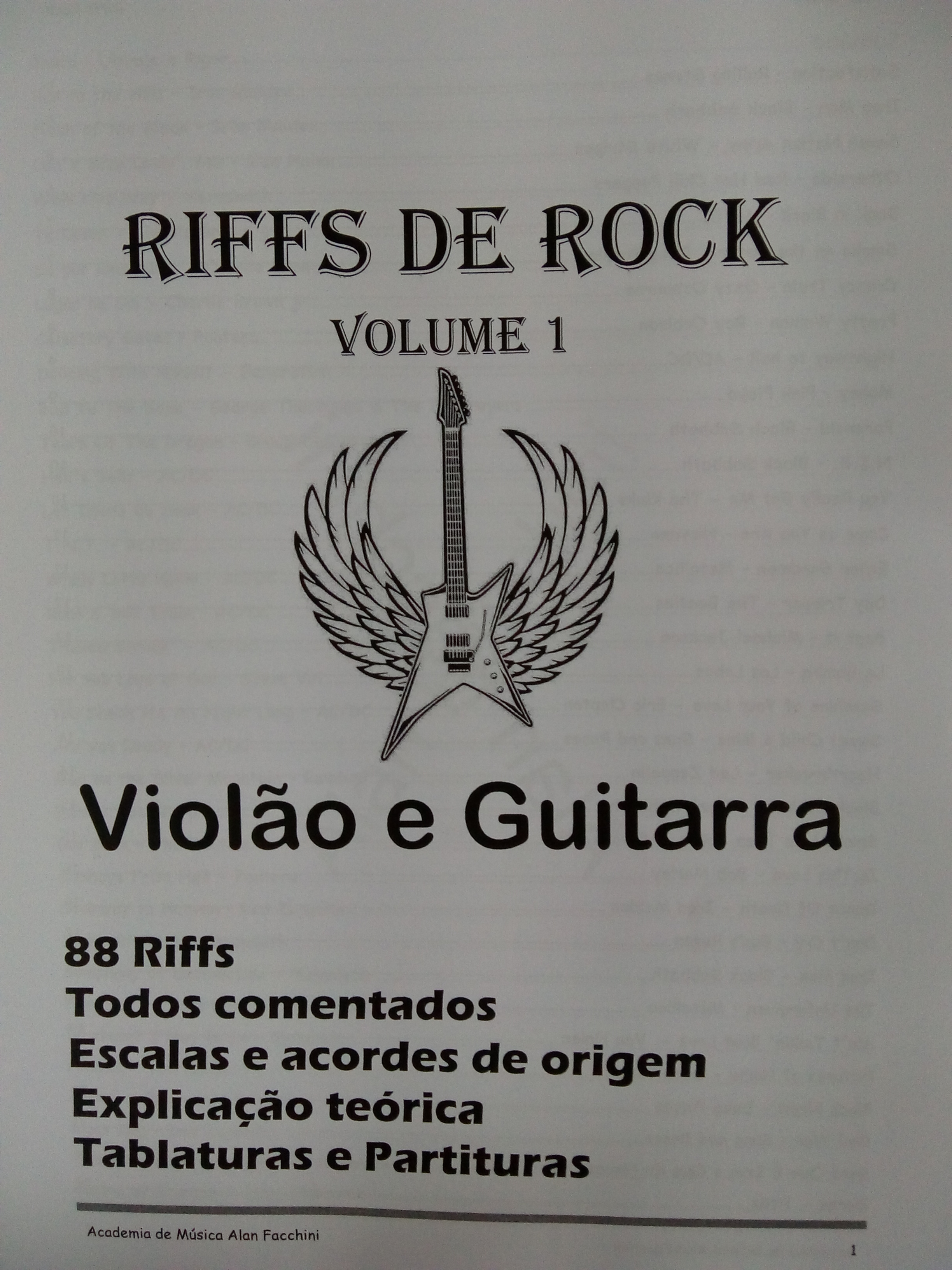 Riffs de Rock Volume 1 - 88 músicas