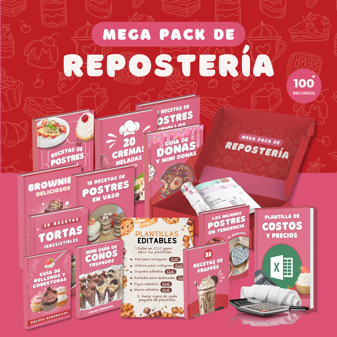 Mega pack de Repostería - Sherlyn Loraine | Hotmart