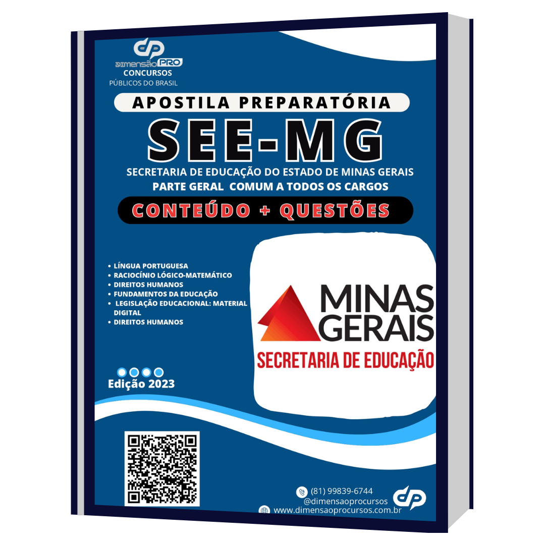 Apostila para SEE de Minas Gerais - Educação Básica - Parte Geral C...