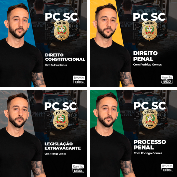 Combo: Direito Constitucional, Direito Penal, Leis Penais e Processo Penal | Polícia Civil Santa ...