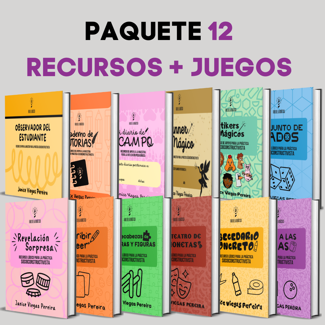 PAQUETE 12 (5 RECURSOS + 7 JUEGOS)