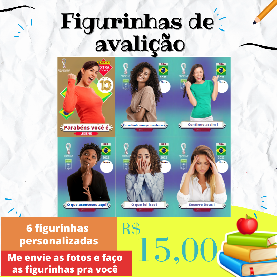 Figurinhas de Avaliação Personalizadas - Francieli Manfredi | Hotmart