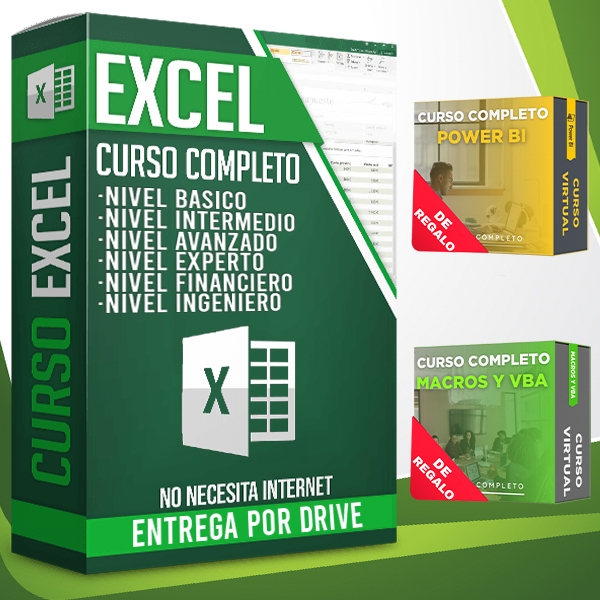 Mega Pack de Cursos Excel - 6 Cursos de Novato a Experto + 3 Bonus ...