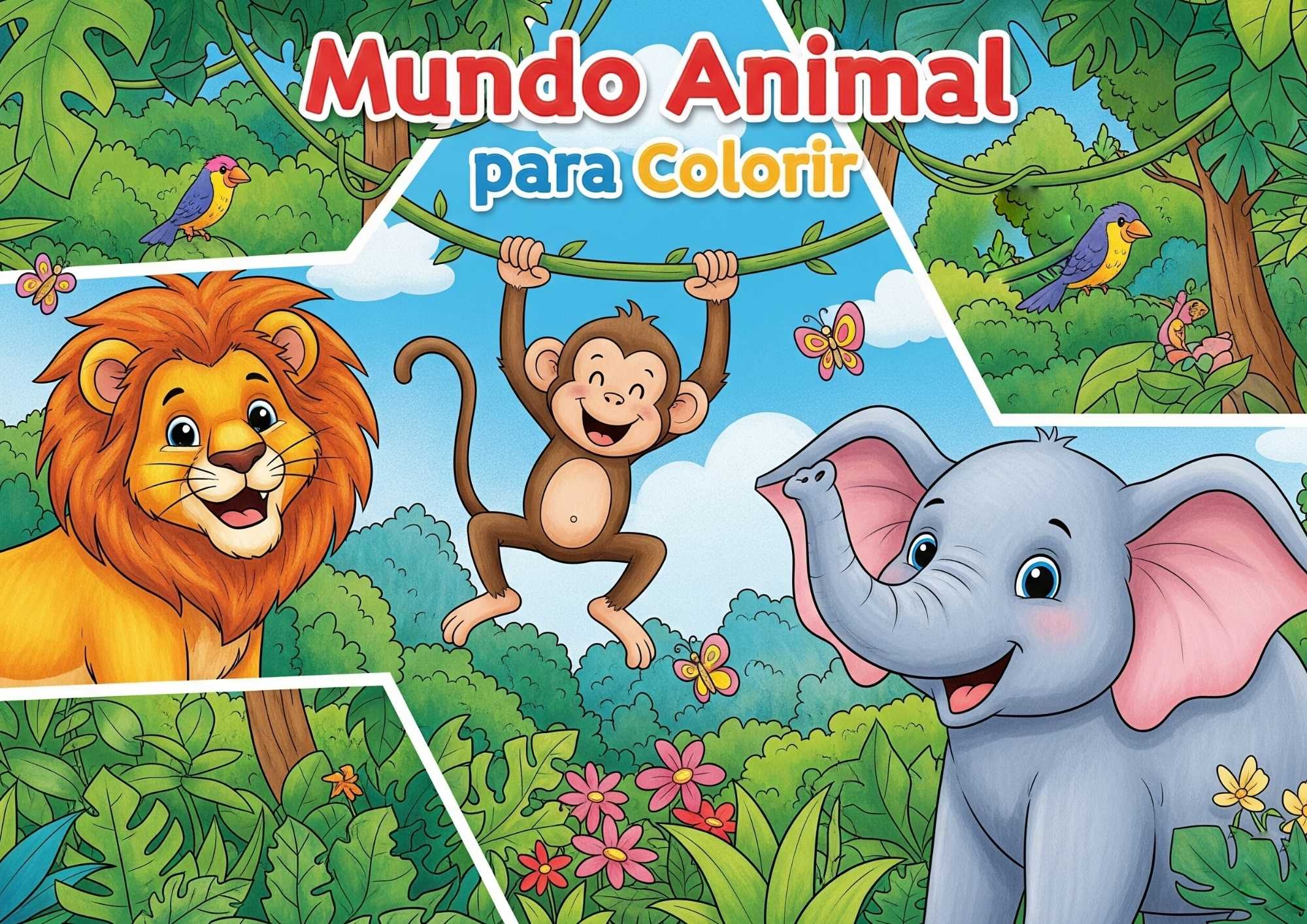 Mundo Animal Para Colorir - Dimitri Juliano | Hotmart