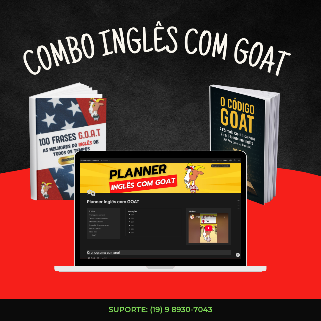 Combo: Inglês com GOAT - Inglês com GOAT | Hotmart