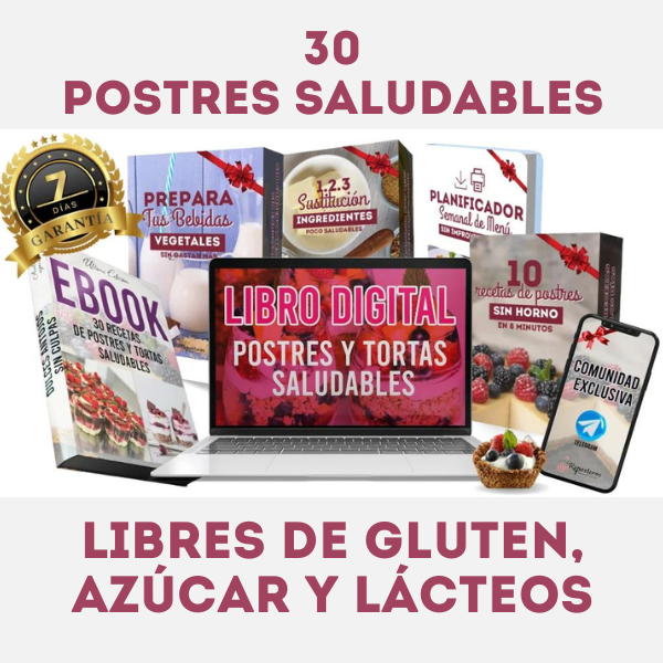 30 Recetas de Postres y Tortas Saludables