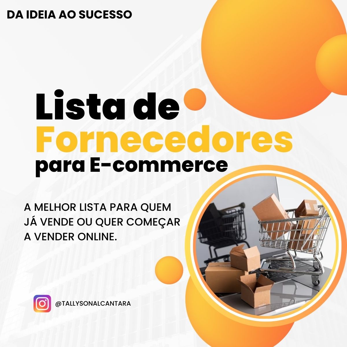 Lista de Fornecedores para E-Commerce - Francisco Tallyson | Hotmart
