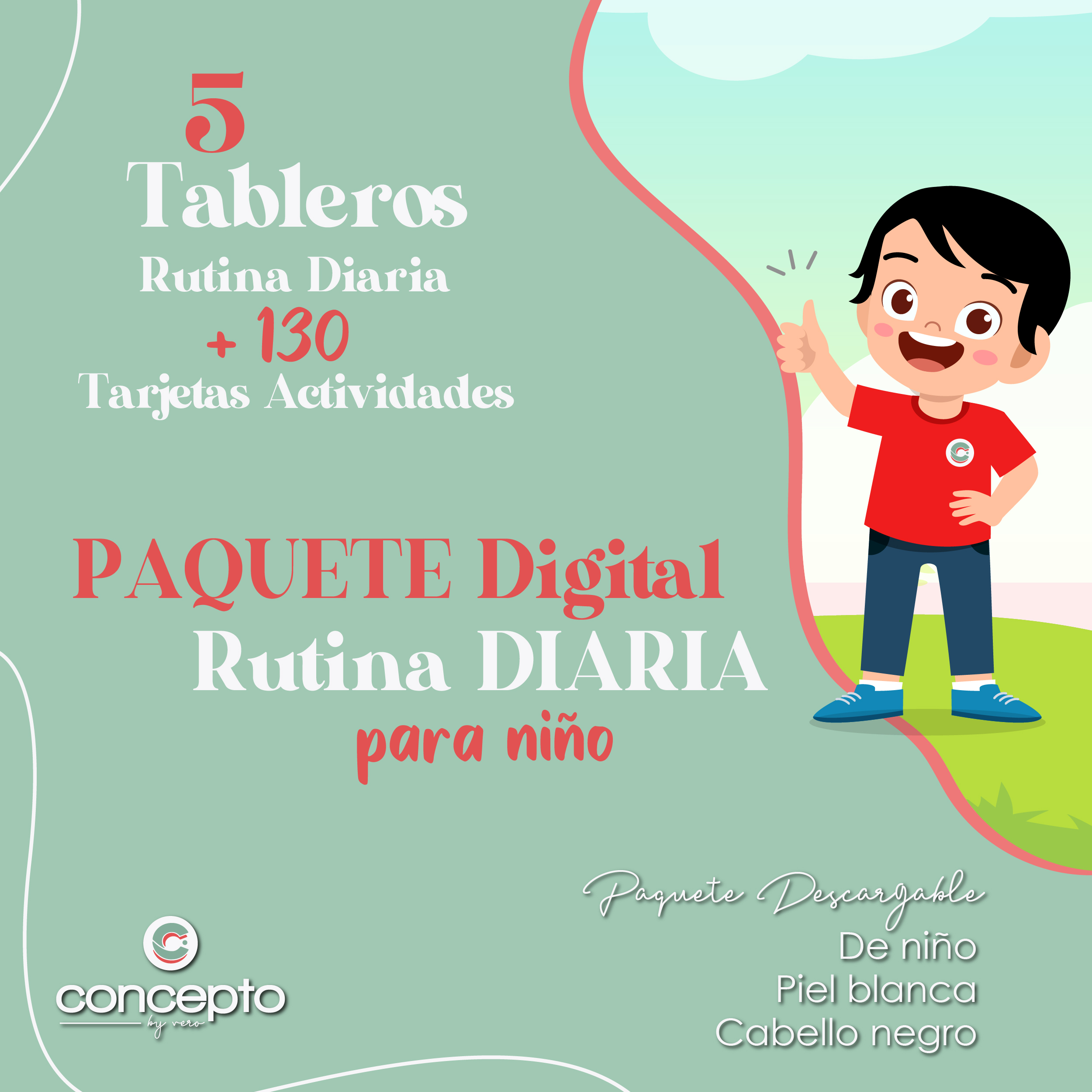 Paquete Digital: Rutina Diaria para niños - Conceptobyvero | Hotmart