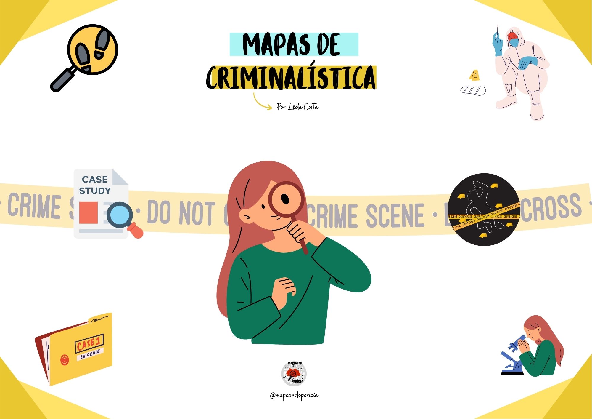 Mapas de Criminalística 2.0 - Mapeando perícia | Hotmart