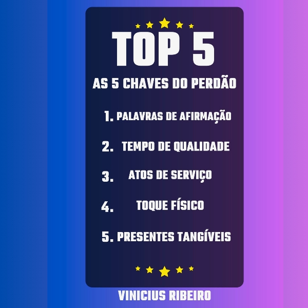5 chaves do Perdão - Vinícius Ribeiro Felix | Hotmart