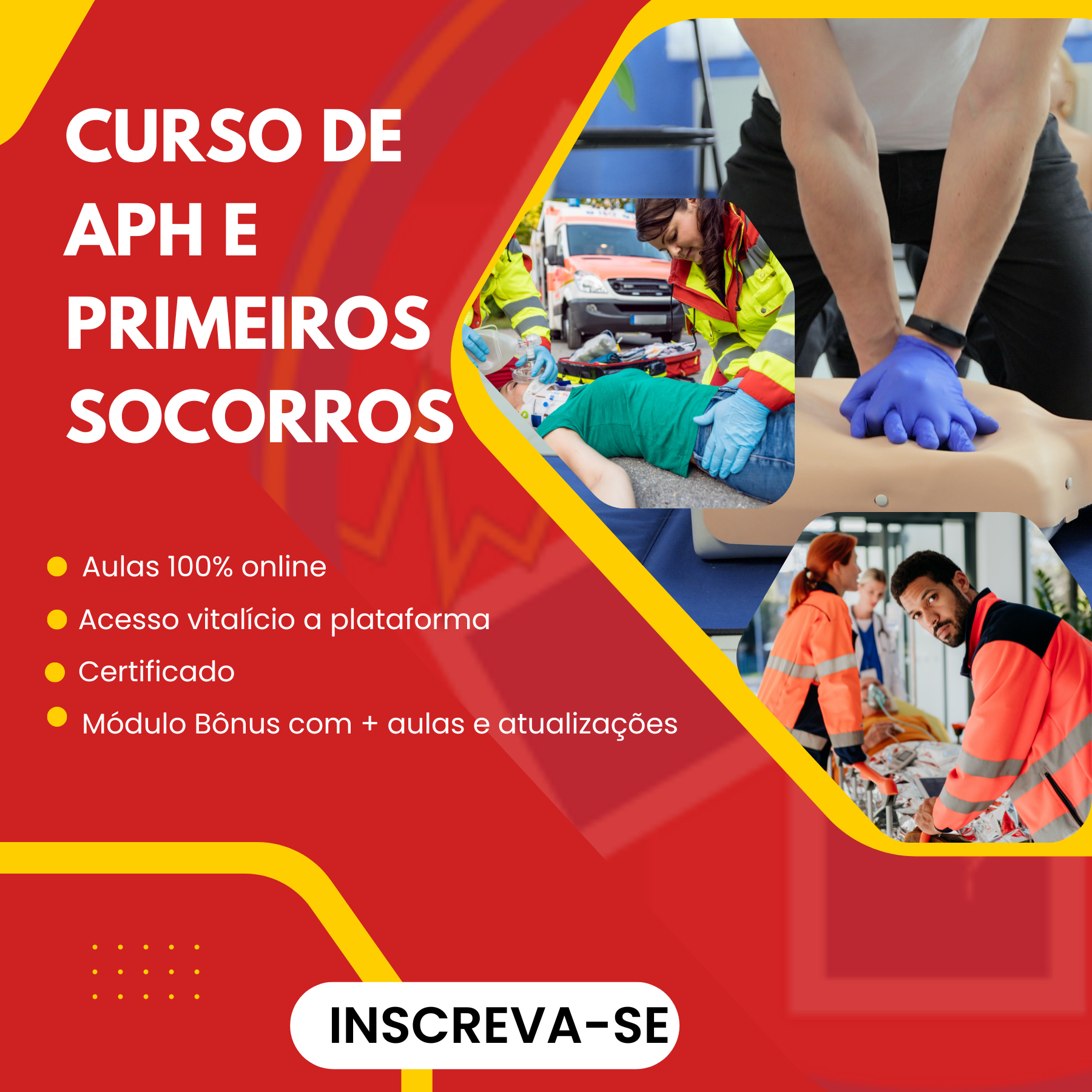 Curso de APH e Primeiros Socorros- Aprenda a salvar vidas! - TM7 Co...