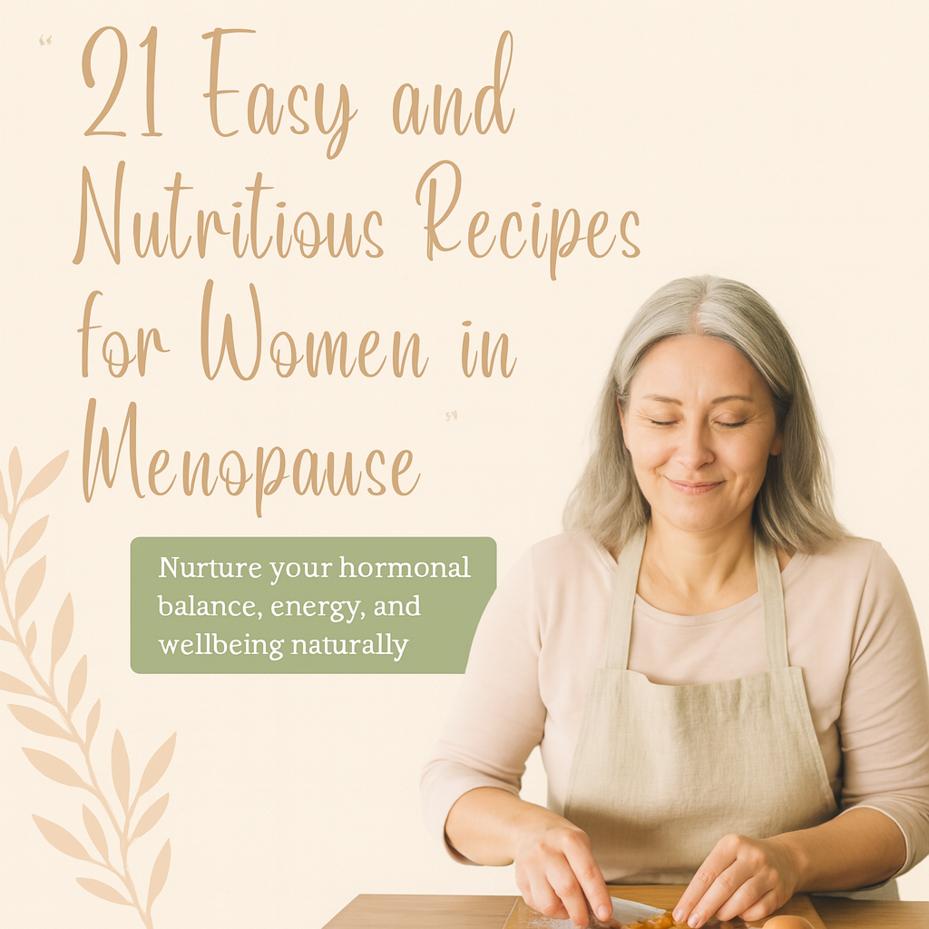 Your “21 Easy & Nourishing Recipes for Menopausal Women” | Hotmart