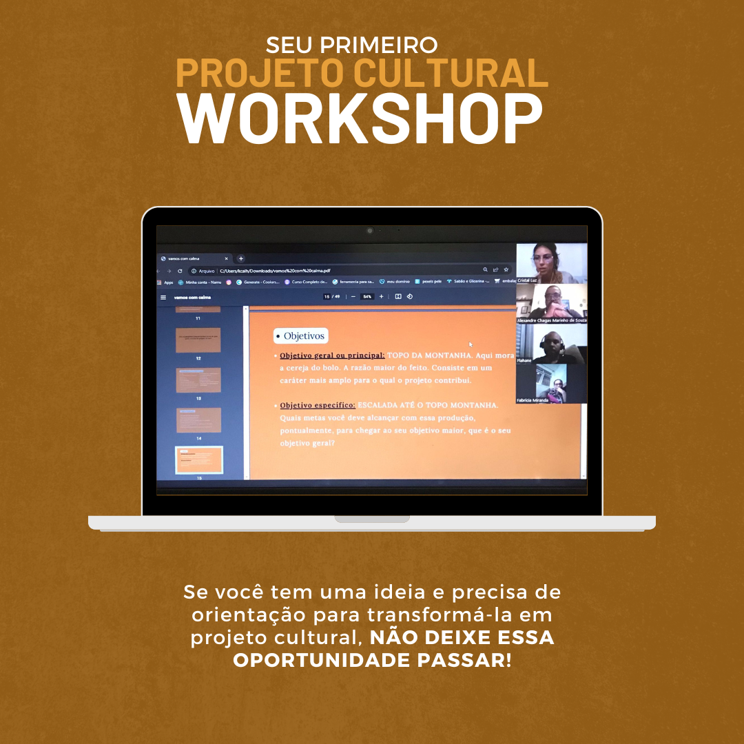 Meu Primeiro Projeto Cultural