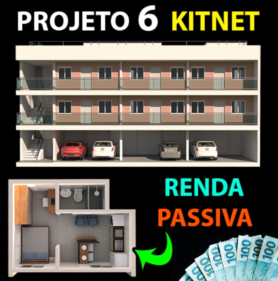 PROJETO SOLARIS 6 KITNETS - MELHOR PROJETO PARA VIVER DE KITNET - C...