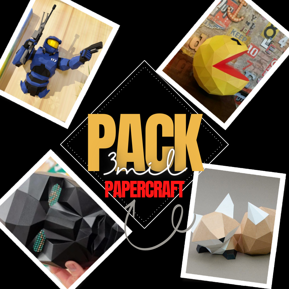 3 Mil Papercraft para Impressão Incriveis PACK - Robson Souza | Hot...