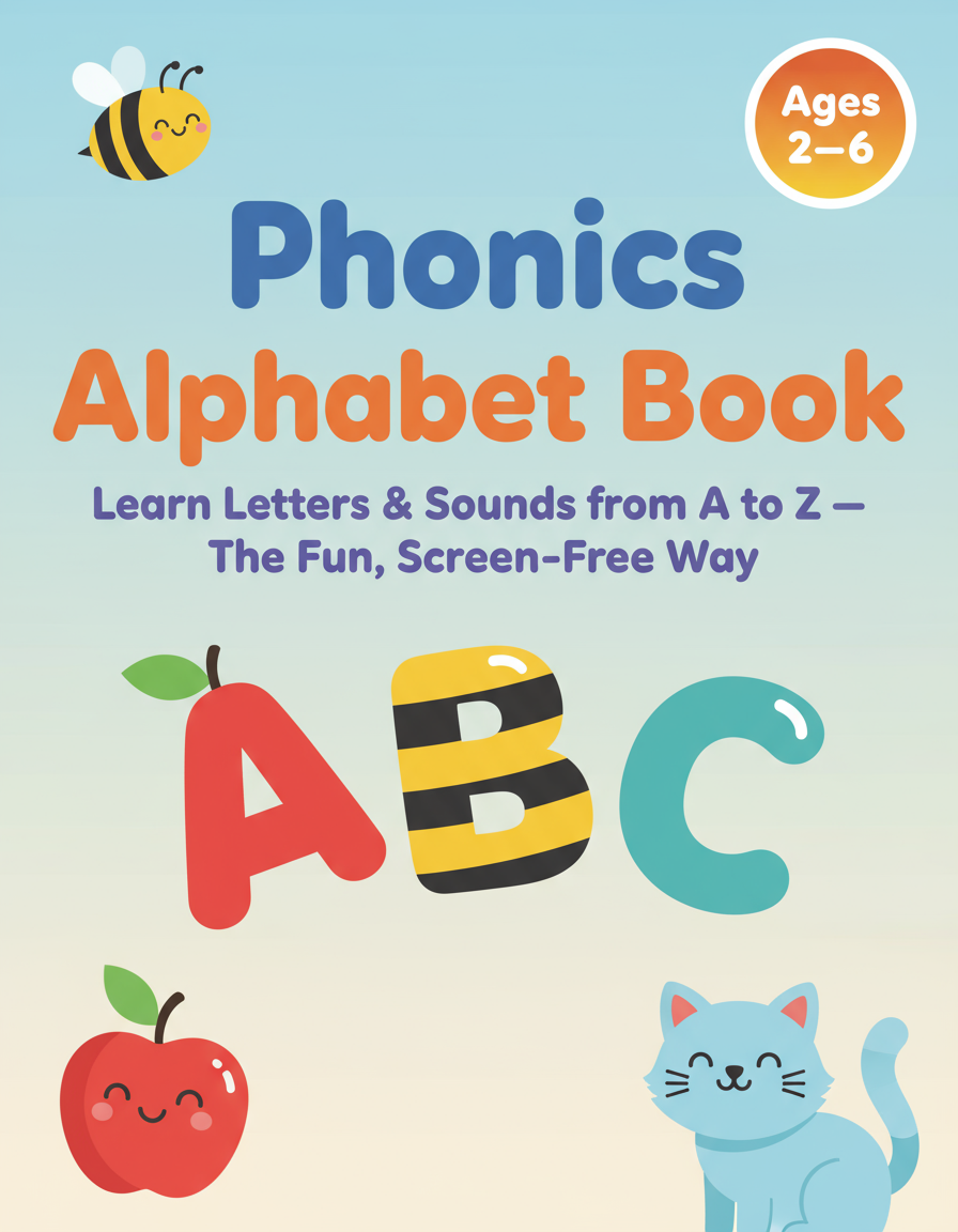 Phonics Alphabet Book – Learn Letters & Sounds from A to Z - Ge...