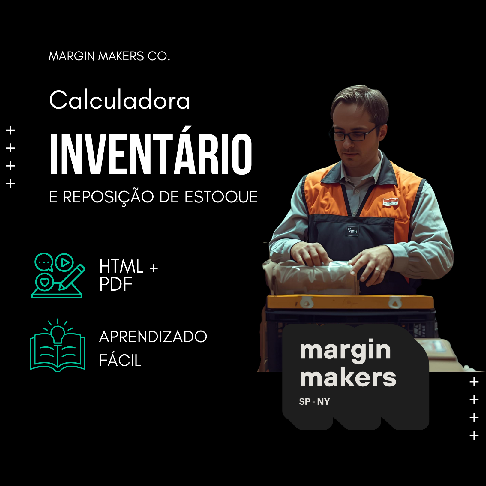 Calculadora de Inventário e Reposição de Estoque + Guia em PDF - Ma...