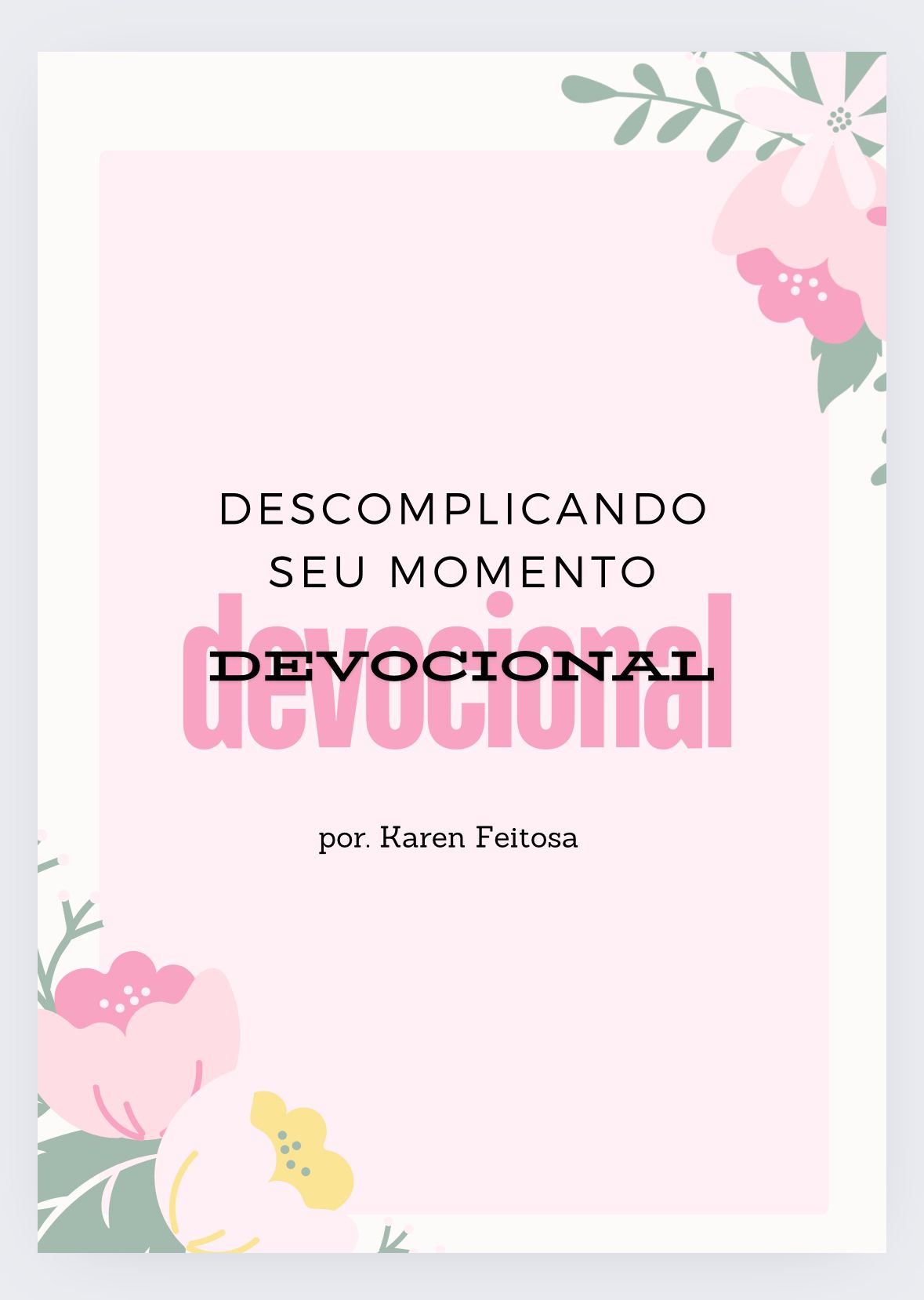 Mini eBook Descomplicando seu Momento Devocional